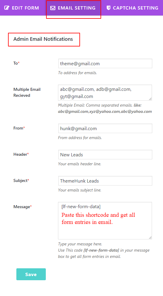 Lead form Builder Pro - ThemeHunk WordPress Responsive Theme