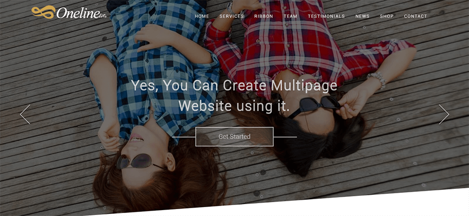 Oneline Lite Theme - Themehunk WordPress Responsive Theme