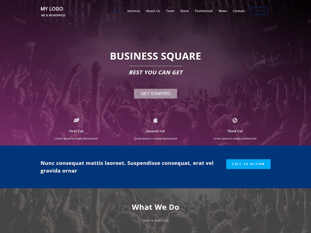 Business Square - ThemeHunk WordPress Responsive Themes