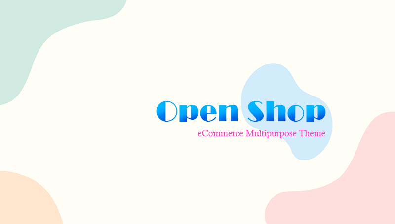 Open Shop eCommerce theme