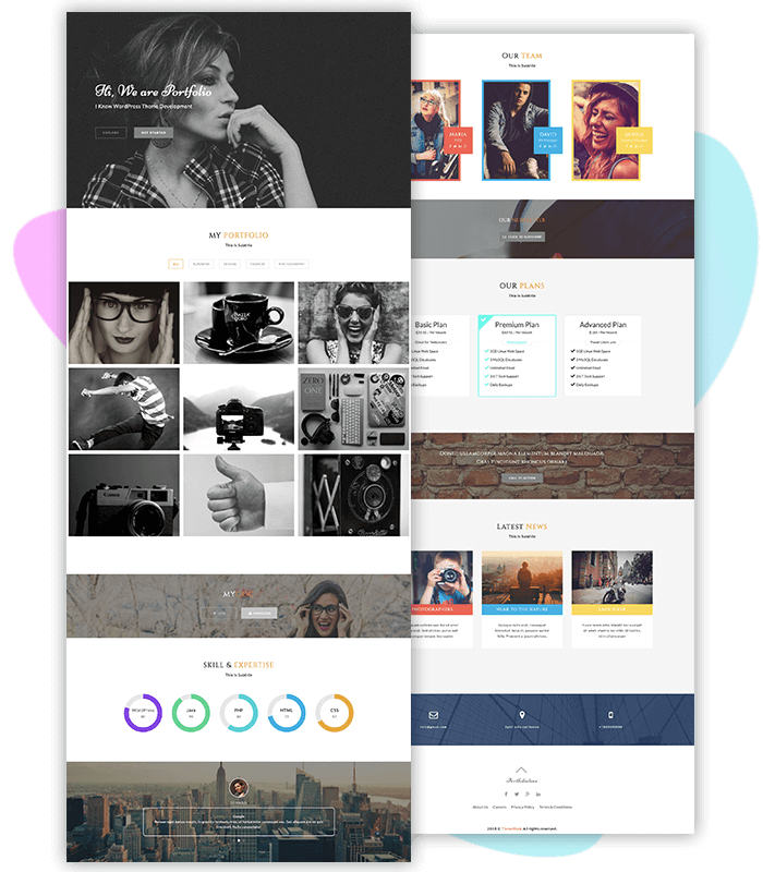 Portfolio - ThemeHunk WordPress Responsive Themes