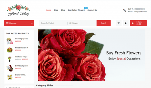 Floral Shop - Best Florist And Flower Store Wordpress Theme Template 2025