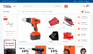 Tools Shop - Best WordPress Theme Template For WooCommerce 2025