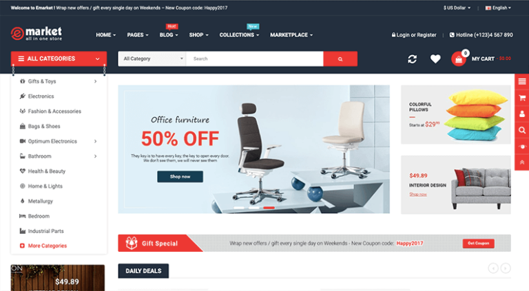 12+ Best Multi Vendor WordPress Theme For Online Marketplace 2025