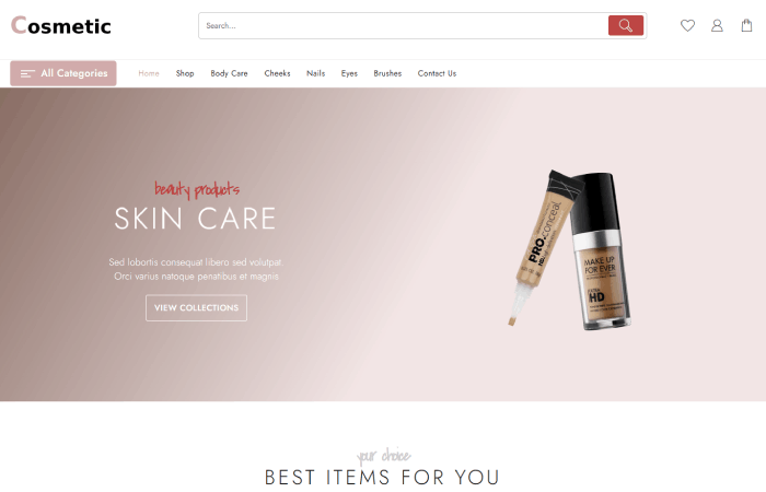 14 Best Skin Care & Personal Care Website Templates 2025