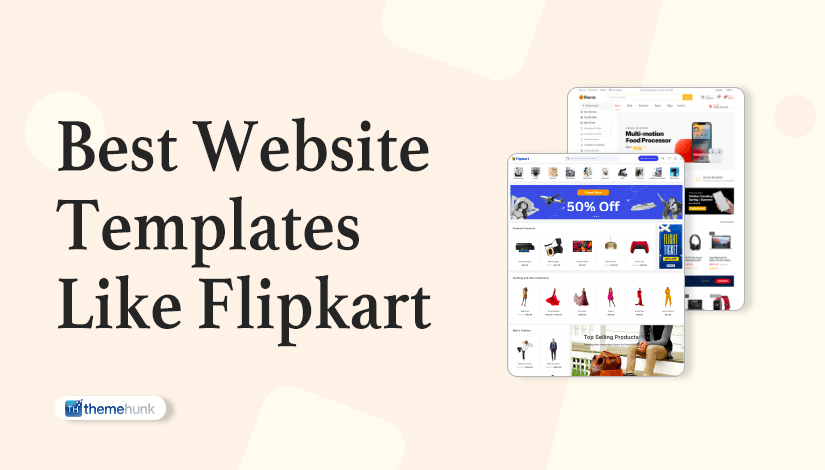 13 Best Website Templates Like Flipkart 2025