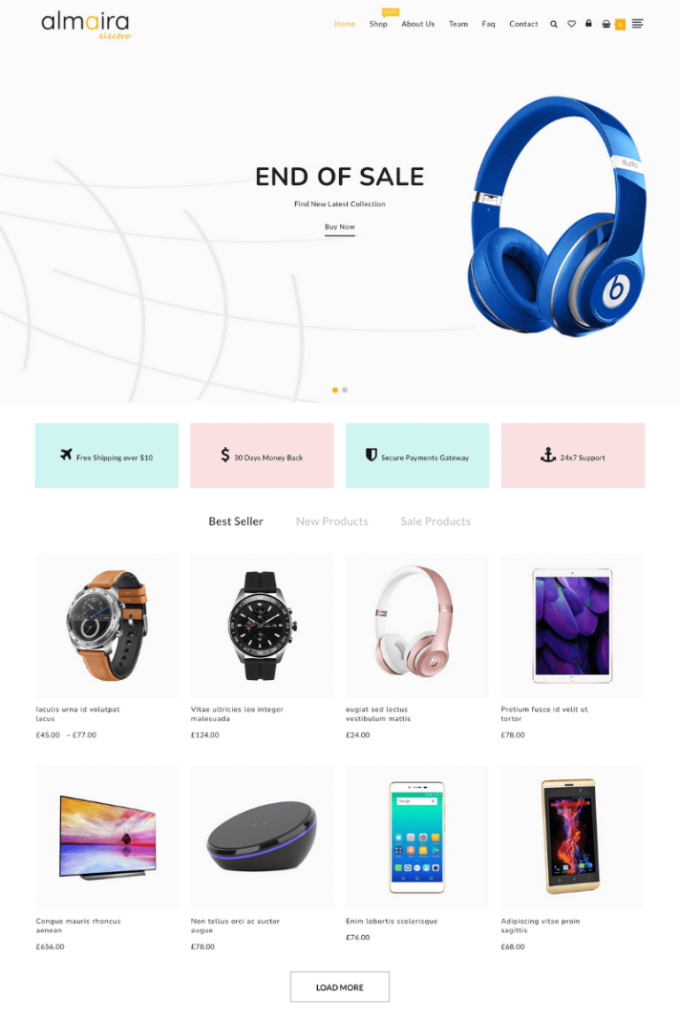 Almaira Pro - Multipurpose Responsive ECommerce Theme