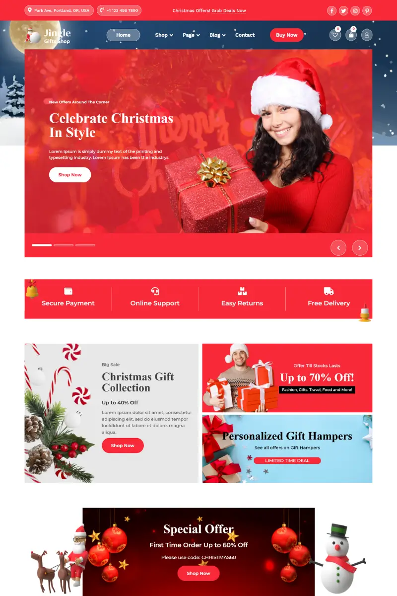 9+ Best WordPress Themes For Christmas 2026