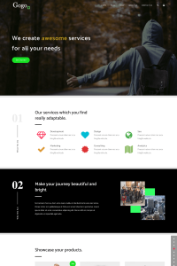 Gogo - Creative Multipurpose Free WordPress Theme 2025