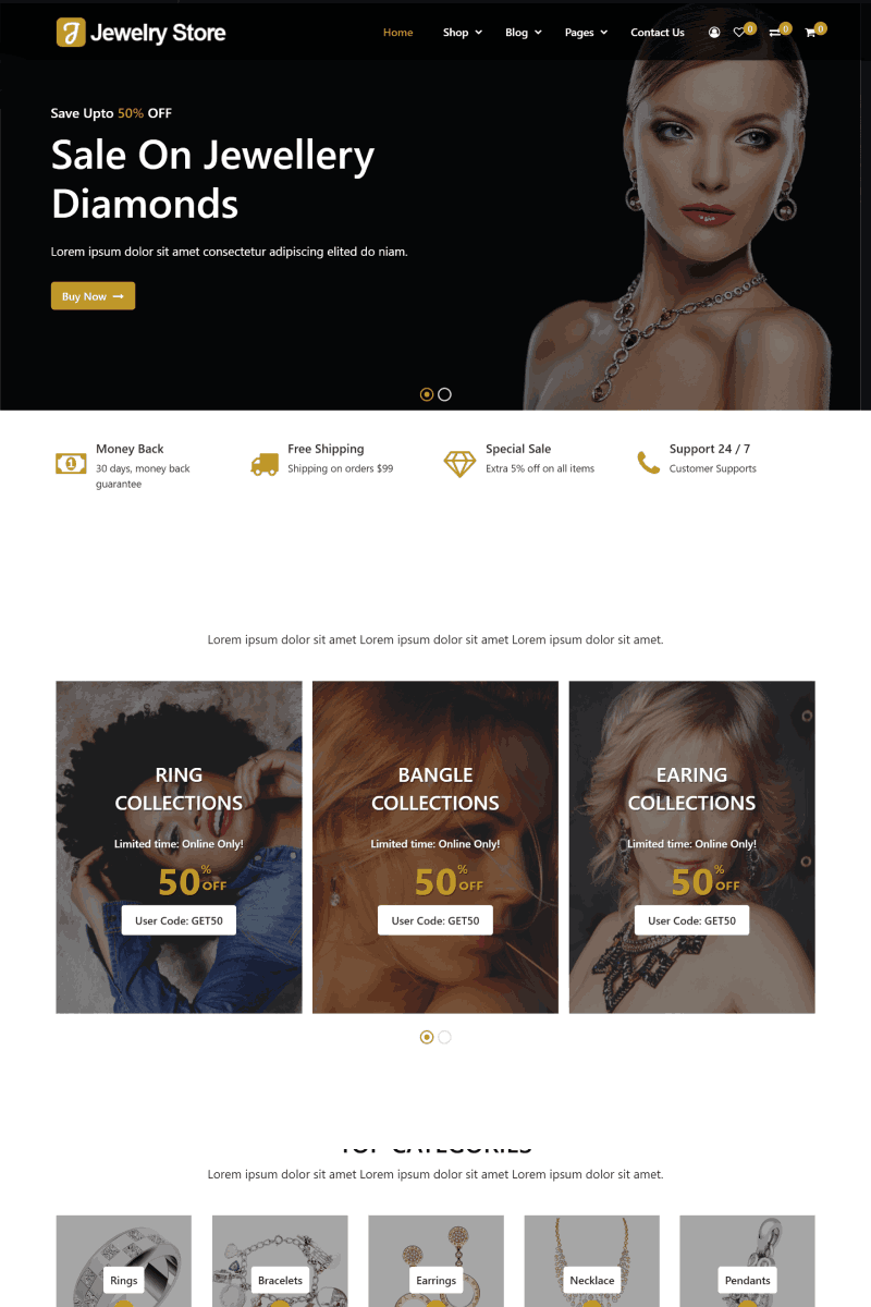 8+ Best Jewellery Shop WordPress Themes & Templates 2026