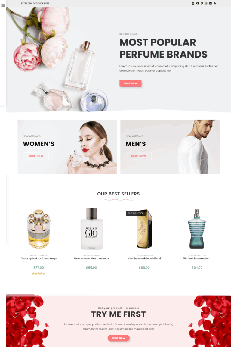16 Best Perfume Website Themes And Templates For WordPress