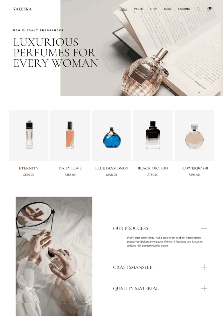 16 Best Perfume Website Themes And Templates For WordPress