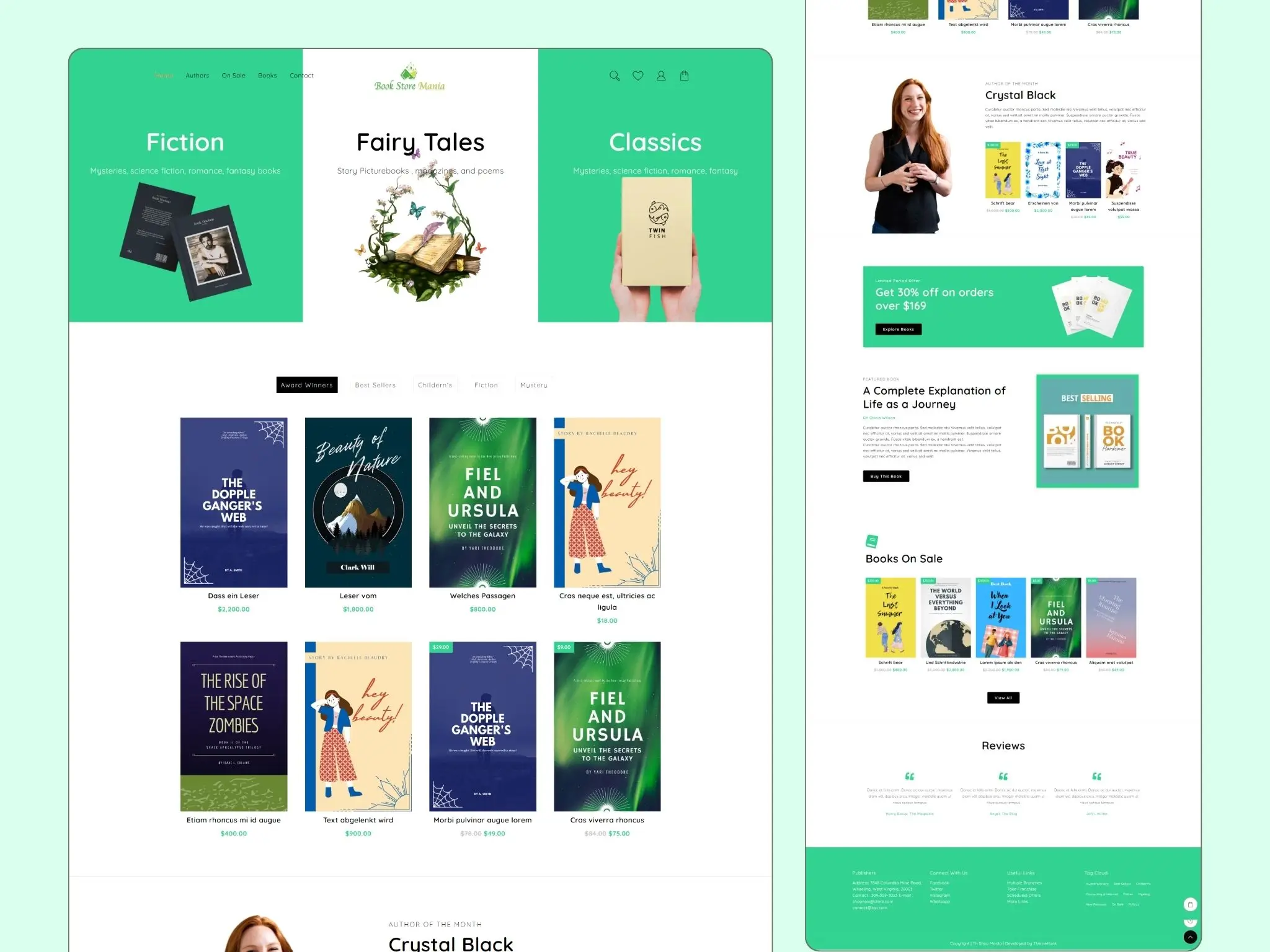 Bookstore Mania- WordPress WooCommerce Theme Template 2025