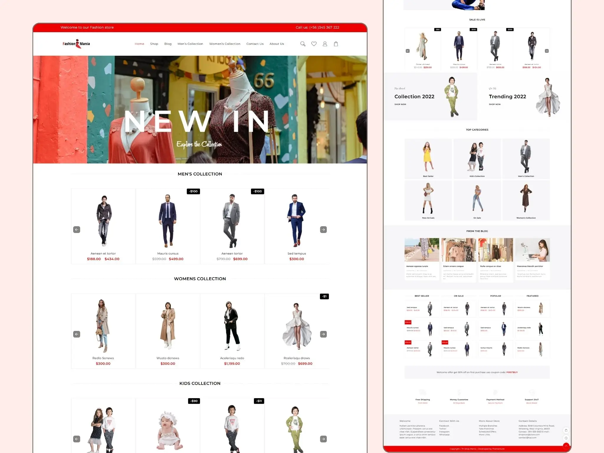 Fashion Store: WordPress Theme Template For WooCommerce 2025