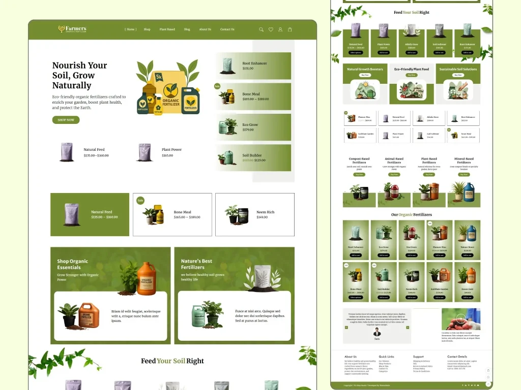 Fertilizer- Website Template For Fertilizer, And Agricultural Companies