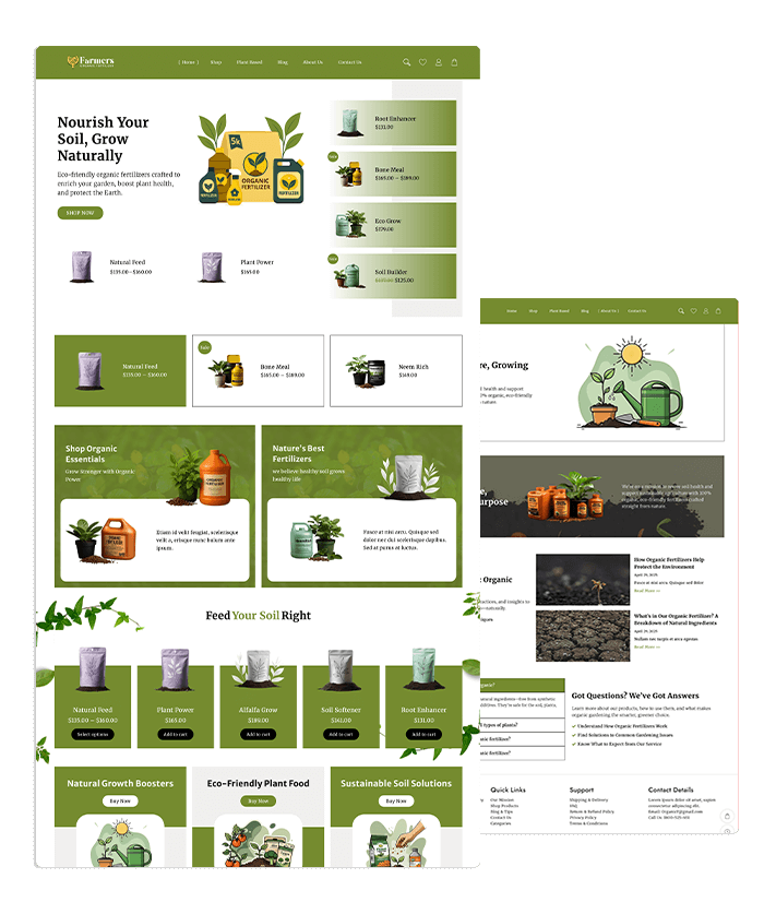 Fertilizer- Website Template For Fertilizer, And Agricultural Companies