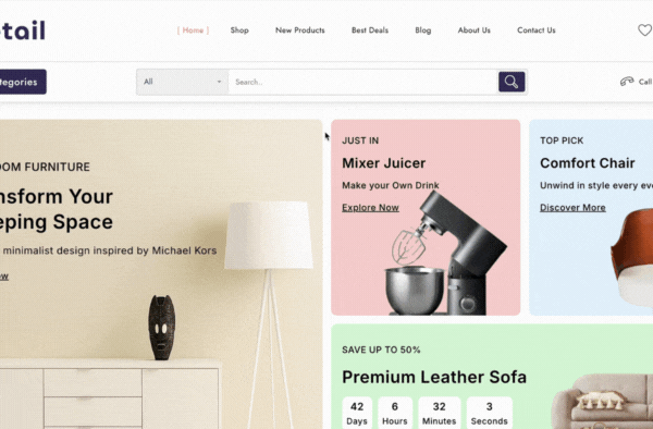 Retail: ECommerce Theme For Retail Store Websites